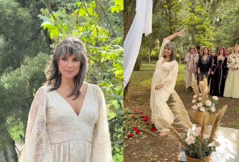 Una periodista decidió casarse con ella misma y la boda se volvió viral ...